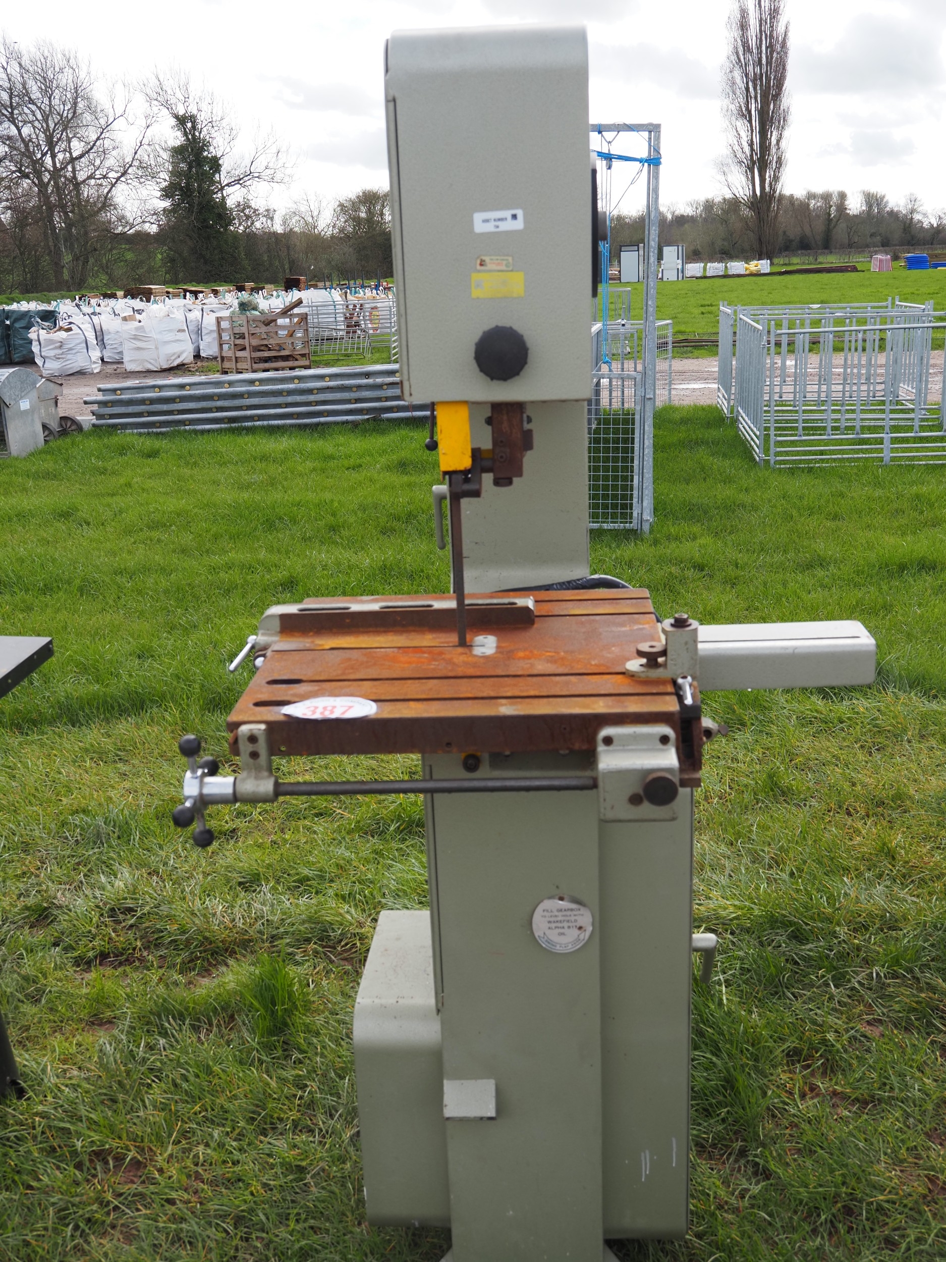 Startrite 20RWS bandsaw, ex-Oxford University
