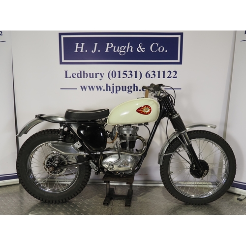 BSA C15T competition trials bike. Frame No. C15S 2844 Engine No. C15T ...