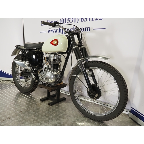 BSA C15T competition trials bike. Frame No. C15S 2844 Engine No. C15T ...