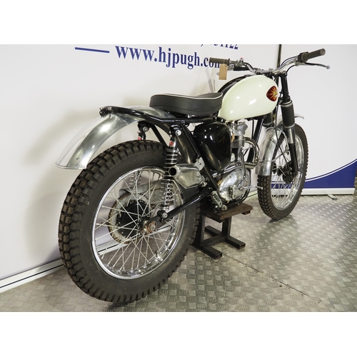 BSA C15T competition trials bike. Frame No. C15S 2844 Engine No. C15T ...