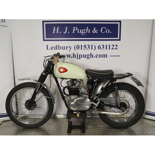 BSA C15T competition trials bike. Frame No. C15S 2844 Engine No. C15T ...