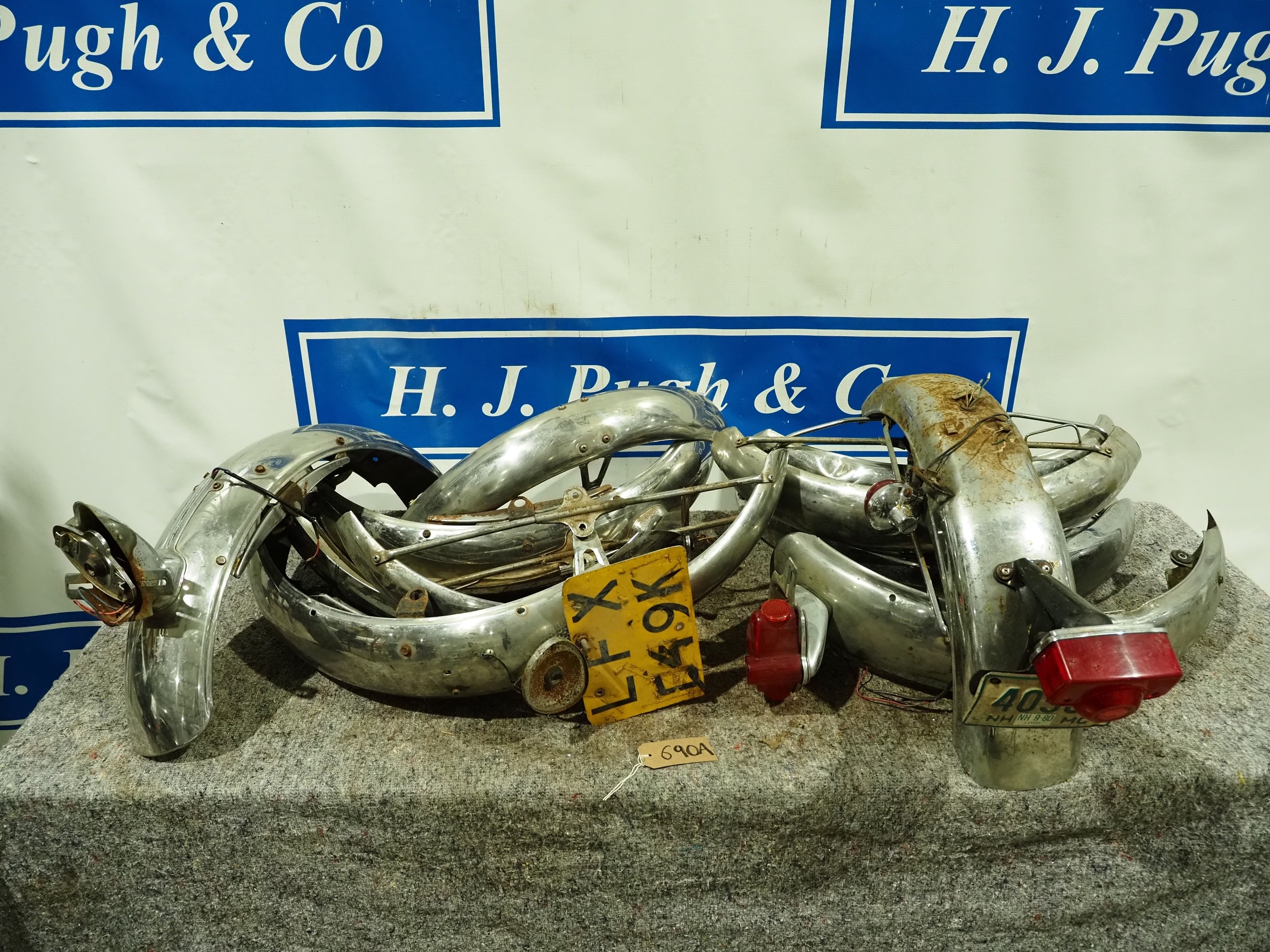 Believed Kawasaki H1 mud guards