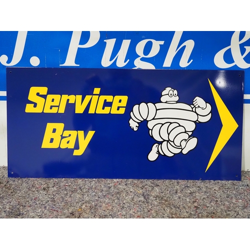 NOS Tin sign - Michelin Service Bay 10½" x 22"