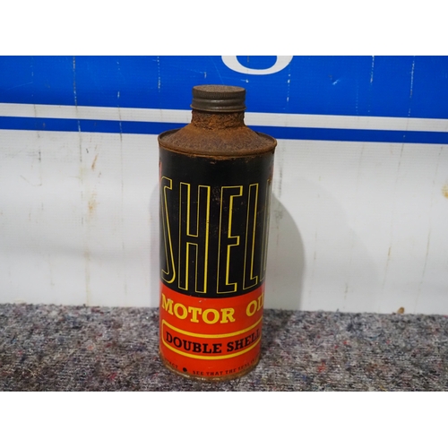 Modern oil can - Shell stickman