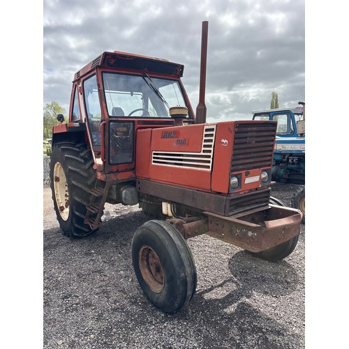 Fiat 1180 tractor. Reg. VAC 837X. Key in office