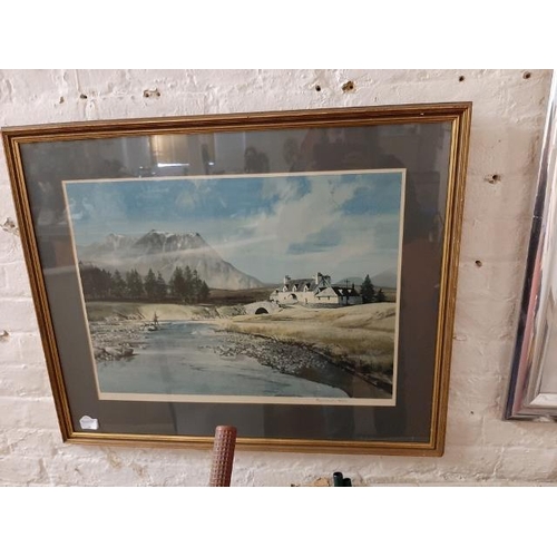 Framed Studio Roland Hilder Print Signed