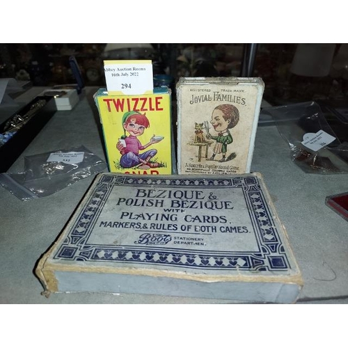 3 Vintage Card Games
