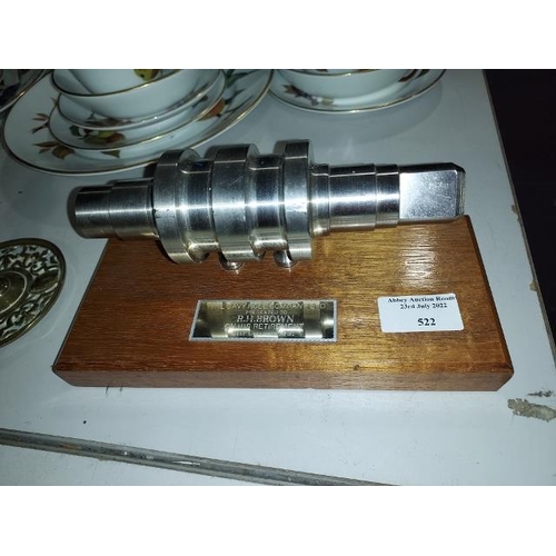Davy Roll Company Ltd. Retirement Presentation Piece