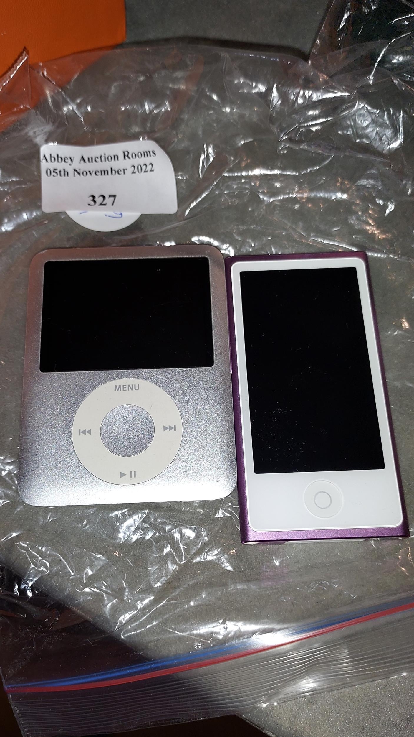 2 Small Ipods, Pink & White, For Spares Or Repairs. Don t Hold Charge.
