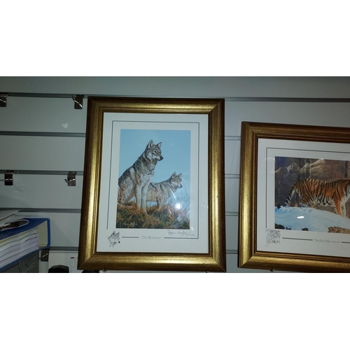 4 Framed Limited Edition Prints Signed Stephen Gayford. 'Waiting For ...