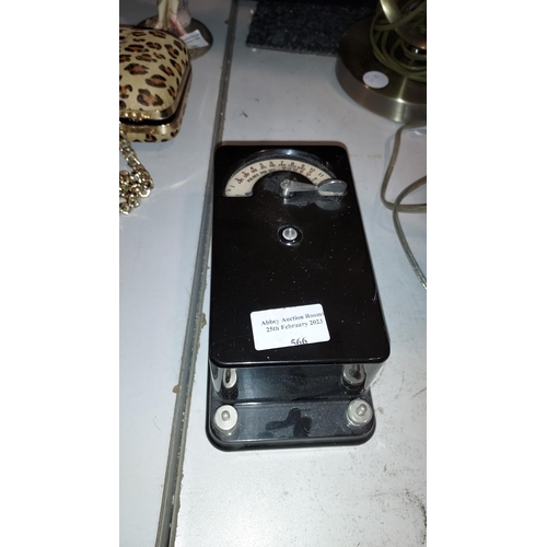 Vintage Voltage Meter