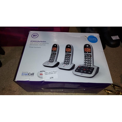 Set Of 3 Bt Phones In Box