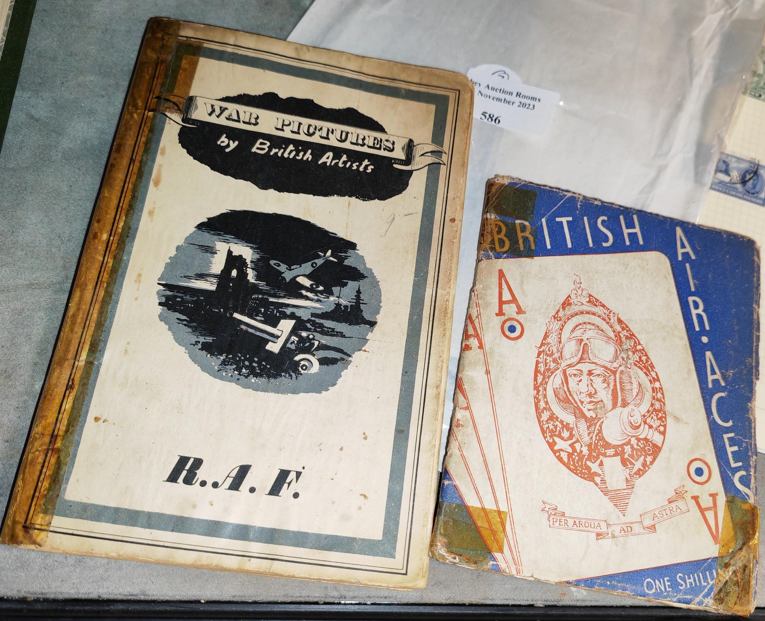 2 Vintage Raf Books. British Air Aces & Raf War Pictures By British ...