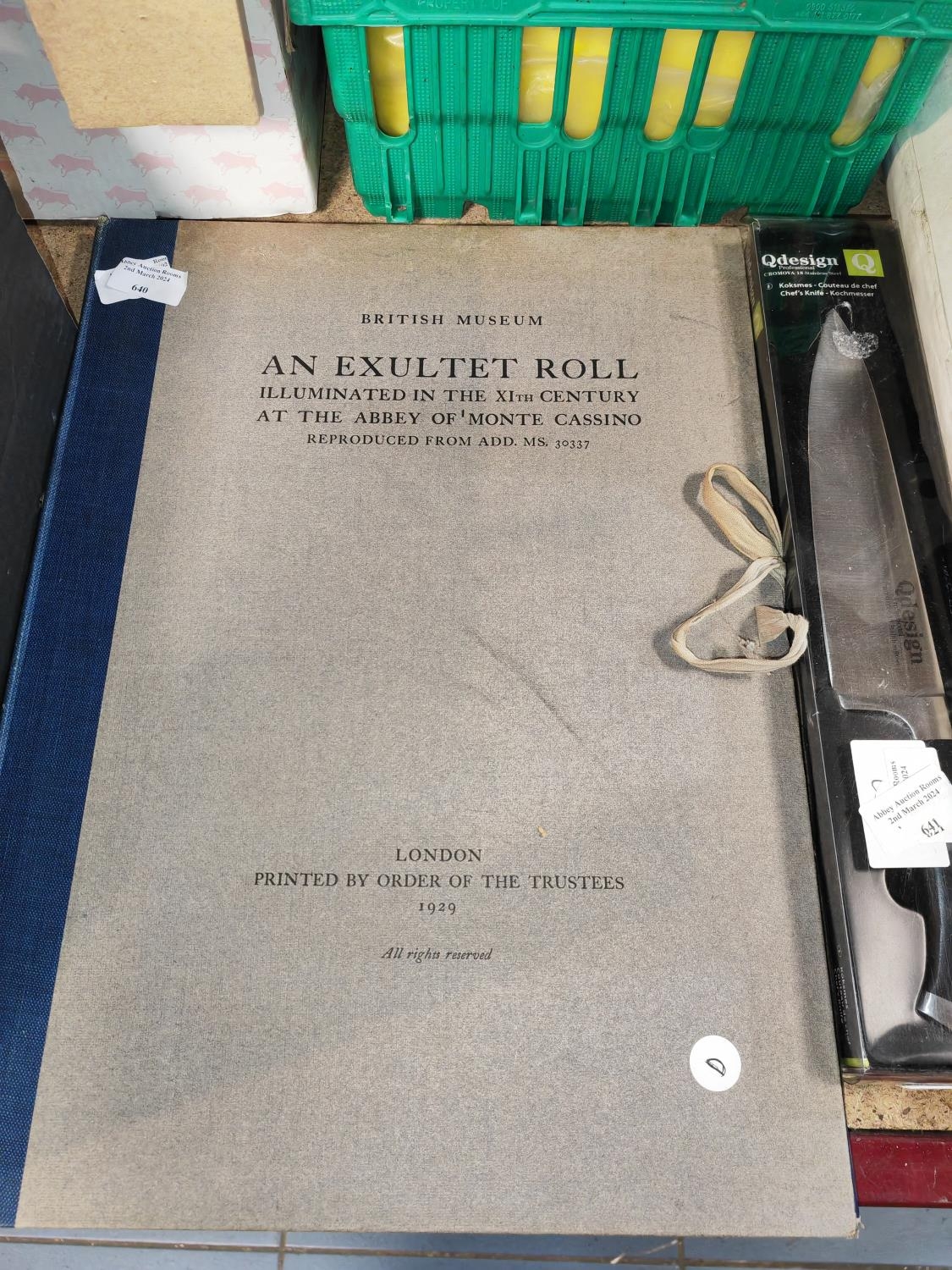 British Museum An Exultet Roll Illuminated In The 11Th Century At The ...