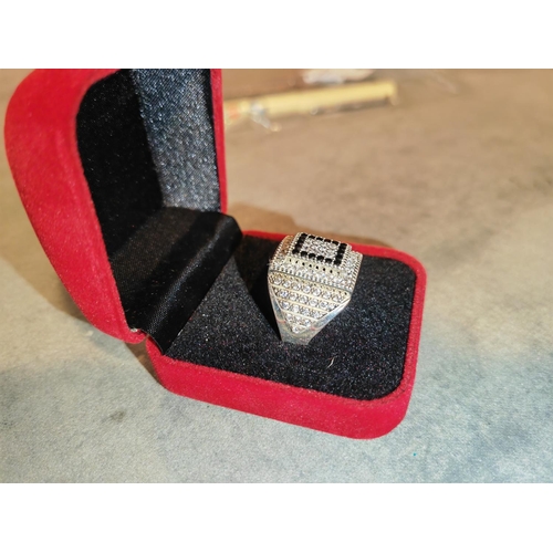 Ring With Stones Marked S925