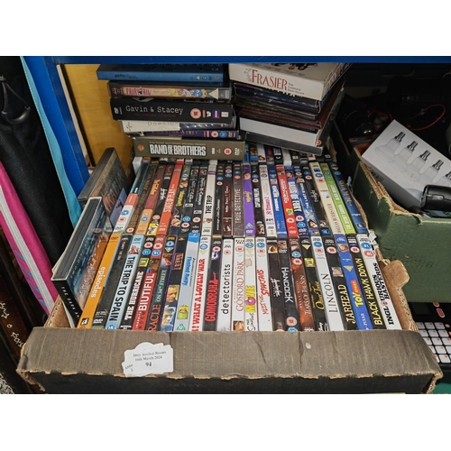 Box Of Dvd'S Including Boxed Sets
