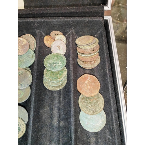 Alluminium Case Of Metal Detecting Finds