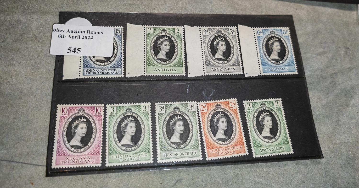 Qe2 Coronation Stamps