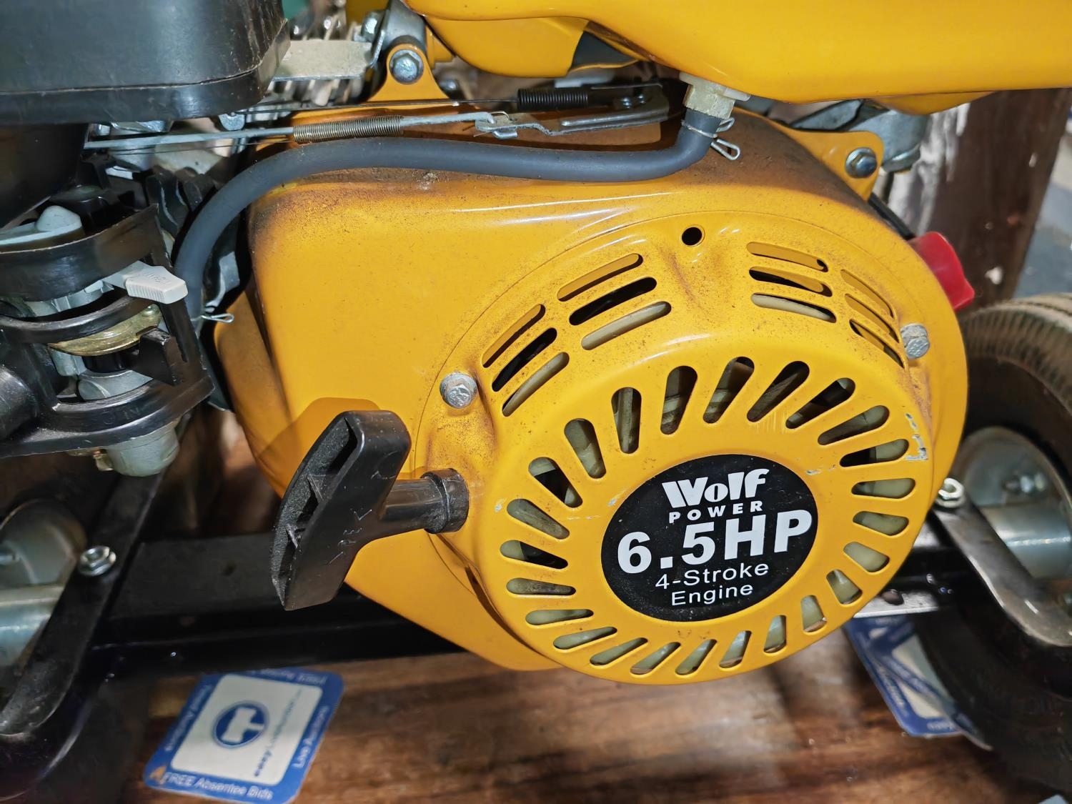 Wolf Power Generator Wp3200Dv, 230V + 11O, Working Needs New Tyre