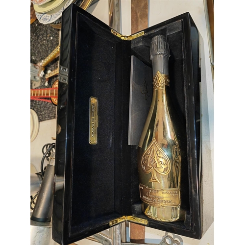 Armand De Brignac Gold Coloured Champagne In Original Box
