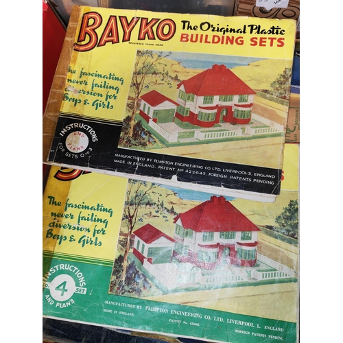 4 Boxed Sets Of Bakyo Building Constructions Sets