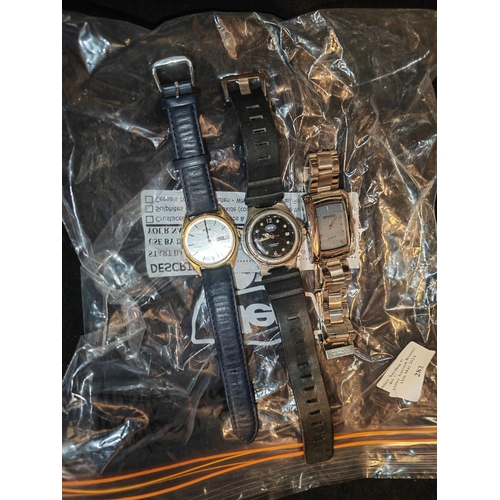 3 Gents Various Watches One Needs Back Fixing