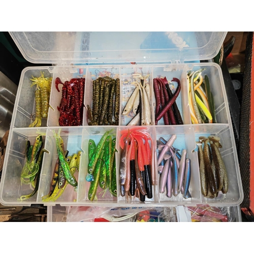 Box Of Fishing Lures Etc
