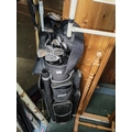 Pinseeker Golf Clubs In A Down Under By Proline Gold Bag