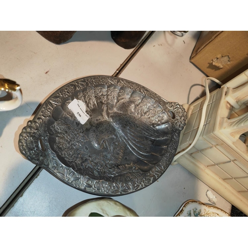 Art Nouveau Pewter Dish