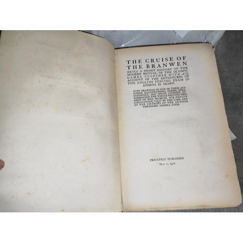 Book Cruise Of Branwen By Theodore Cook, Olympic Games, Privately ...