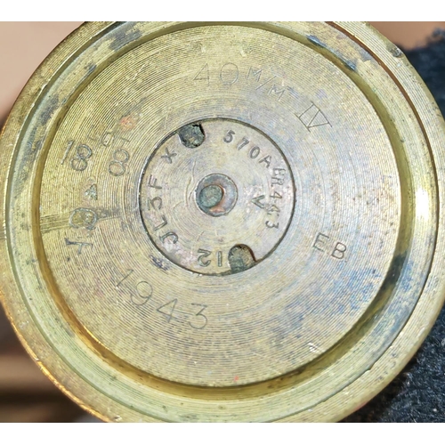 2 Ww2 1943 Brass Shell Cases