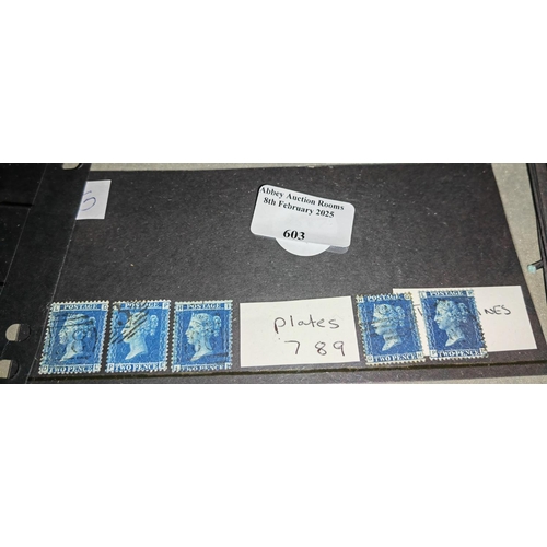 5 Queen Victoria Two Pence Blue Stamp