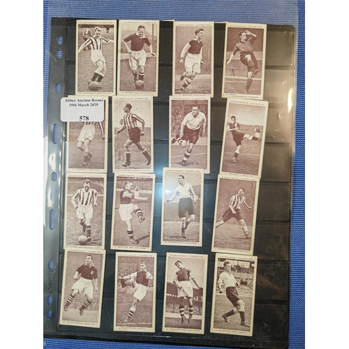 22 Football Cigarette Cards