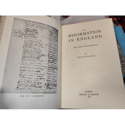 Reformation In England 3 Vol Book Set By Philip Hughes, Some Wear To D/J'S