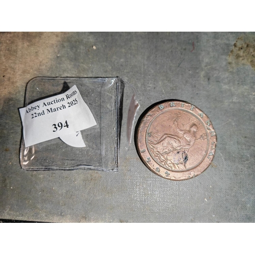 1791 Cartwheel Two Pence V/F