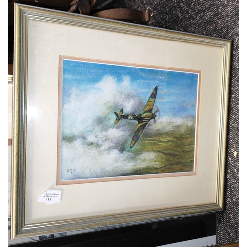 Framed Spitfire Print