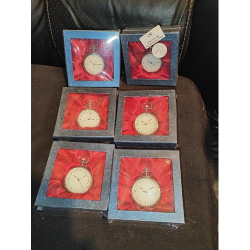 6 Pocket Watches In Boxes