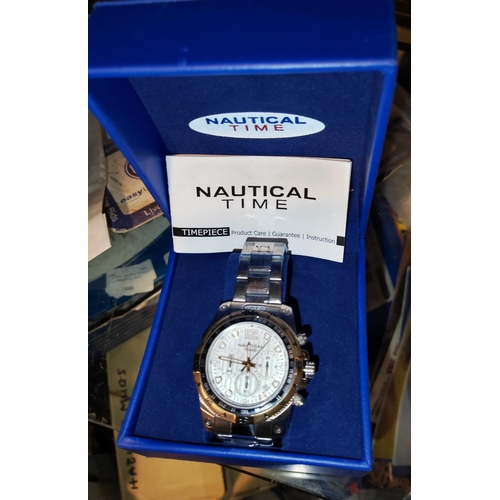 Nautical Time Gents Watch In Box