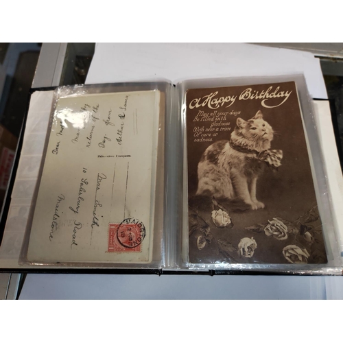 Album And Selection Of Postcards