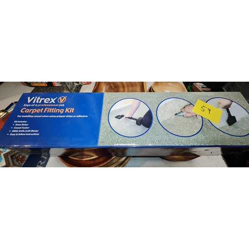 Unused Virtex Carpet Fitting Kit