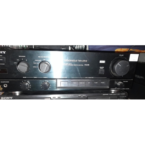 Sony Integrated Stereo Amplifier Model No Ta-F411R