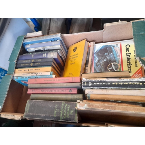 3 Boxes Containing Haynes Car Manuals, Motoring Handbooks, Instruction ...