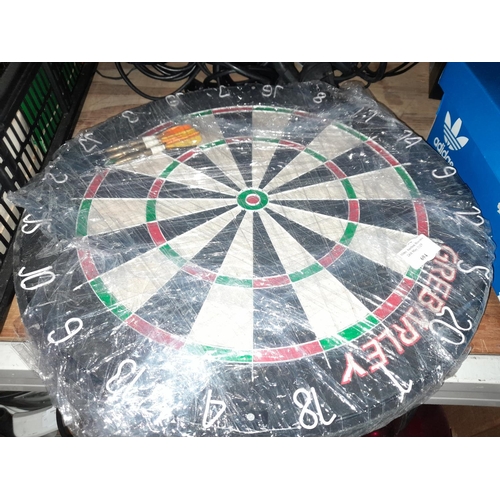 Grey barley Dartboard With Set Of Darts