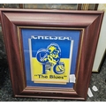 Chelsea Fc Retro Badge In A4 Frame