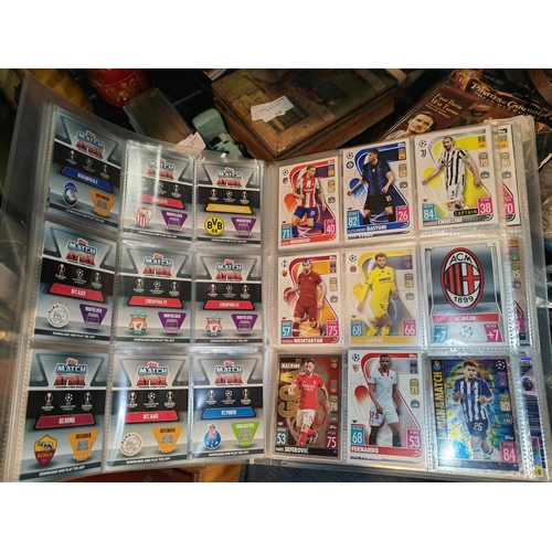 7 Folders Containing Football Cards With Hundreds Of Cards Plus A ...