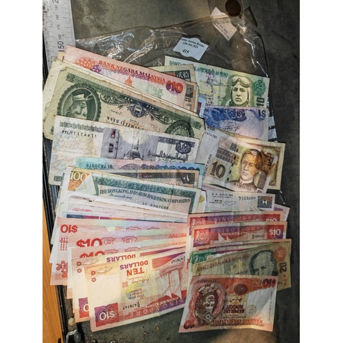 Selection Of Old Foreign Bank Notes