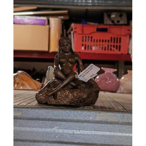 Erotic Bronzed Figurine