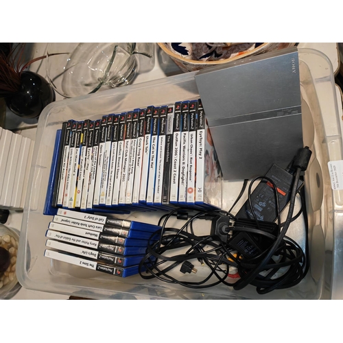 Playstation 2 With Cables No Controllers Powers Up Disc Wont Spin And ...