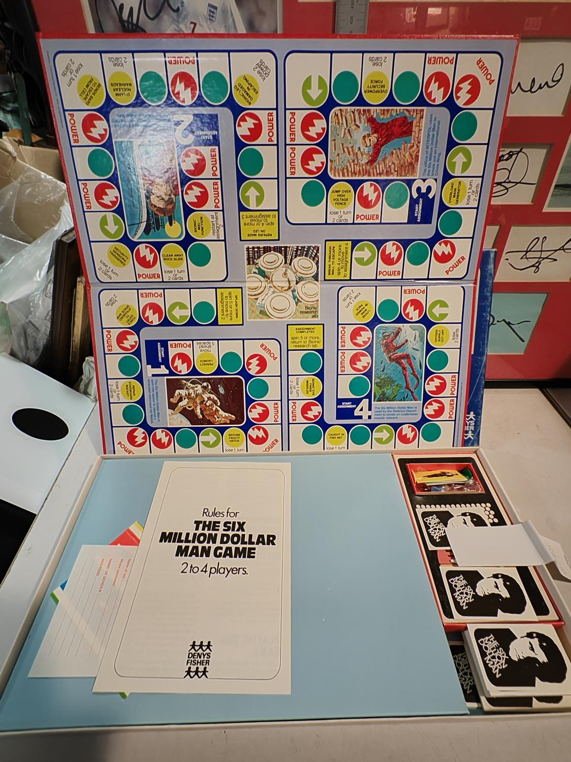 Six Million Dollar Man Board Game