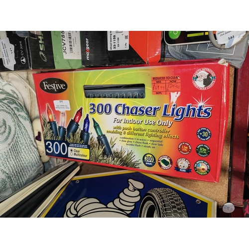 Boxed Set Of 300 Chaser Lights Unused